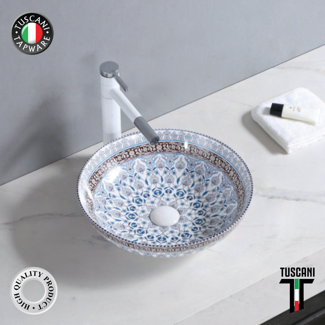 Tuscani TBYP009QH | TBYP008GR - Deck Mounted Designer Basin – Tuscani ...